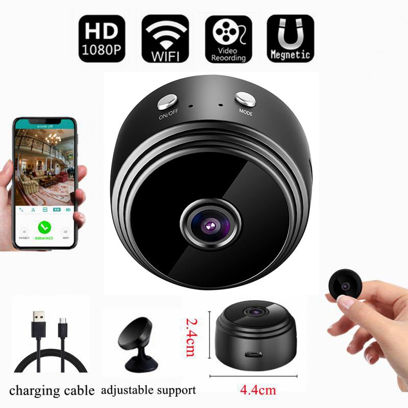Mini 1080p HD Wireless Magnetic Security Camera Product - UzoShop